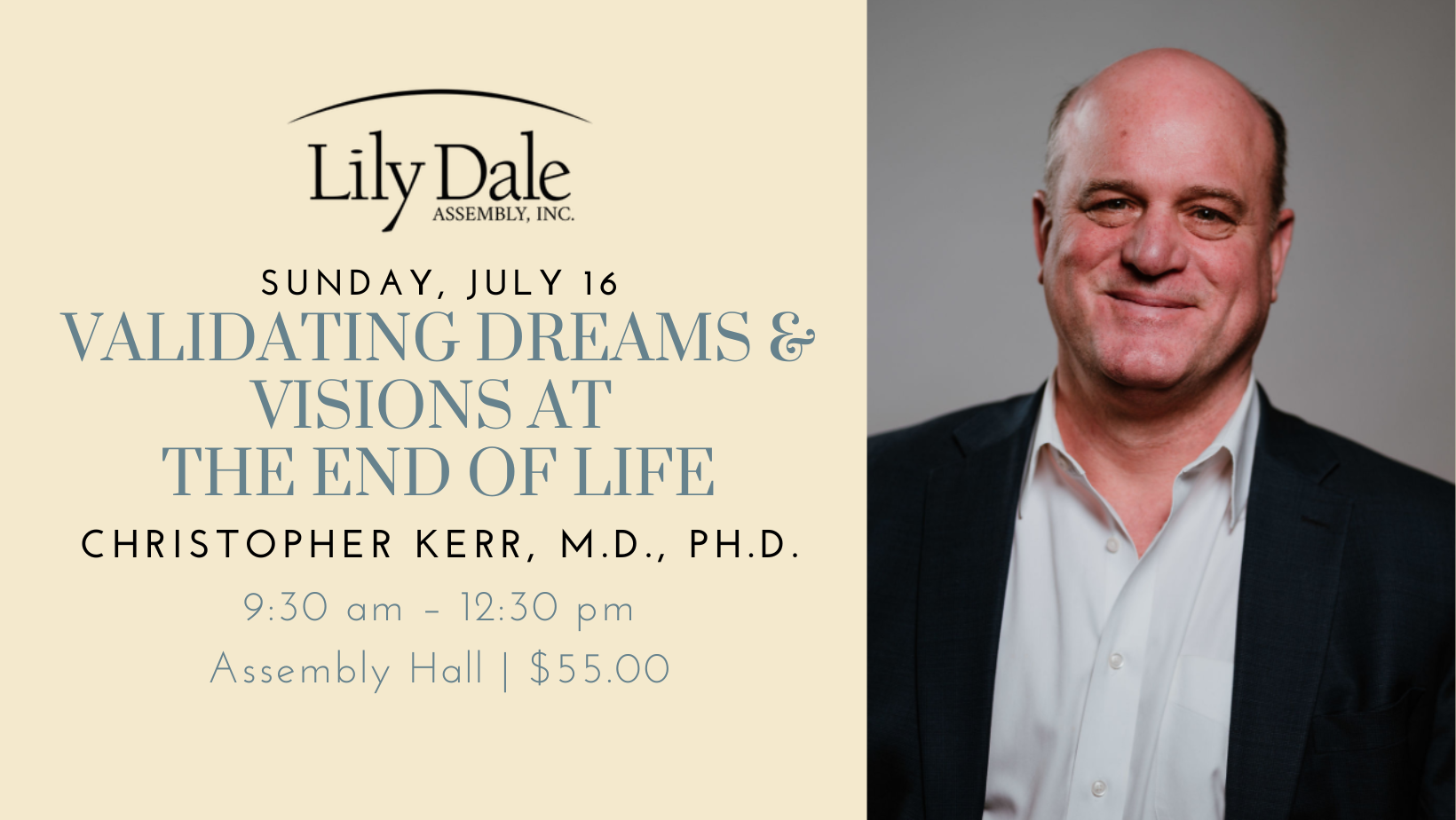 Christopher Kerr: Validating Dreams & Visions at the End of Life | Lily ...