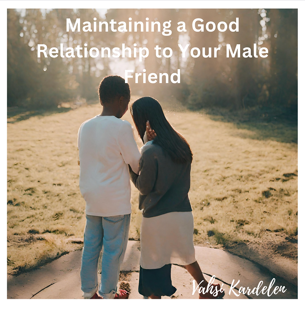 How to Maintain a Good Relation to a Male Friend?