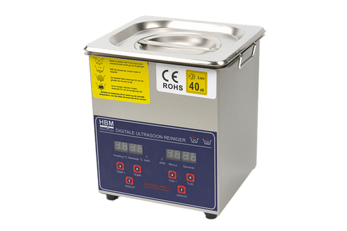 Ultrasonic cleaner 2 liter with parts basket included - Scuba Service Tools