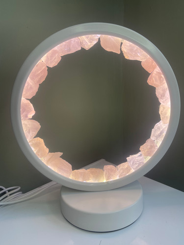 Rose Quartz Light Frequency Lamp | 5th Dimension Gifts