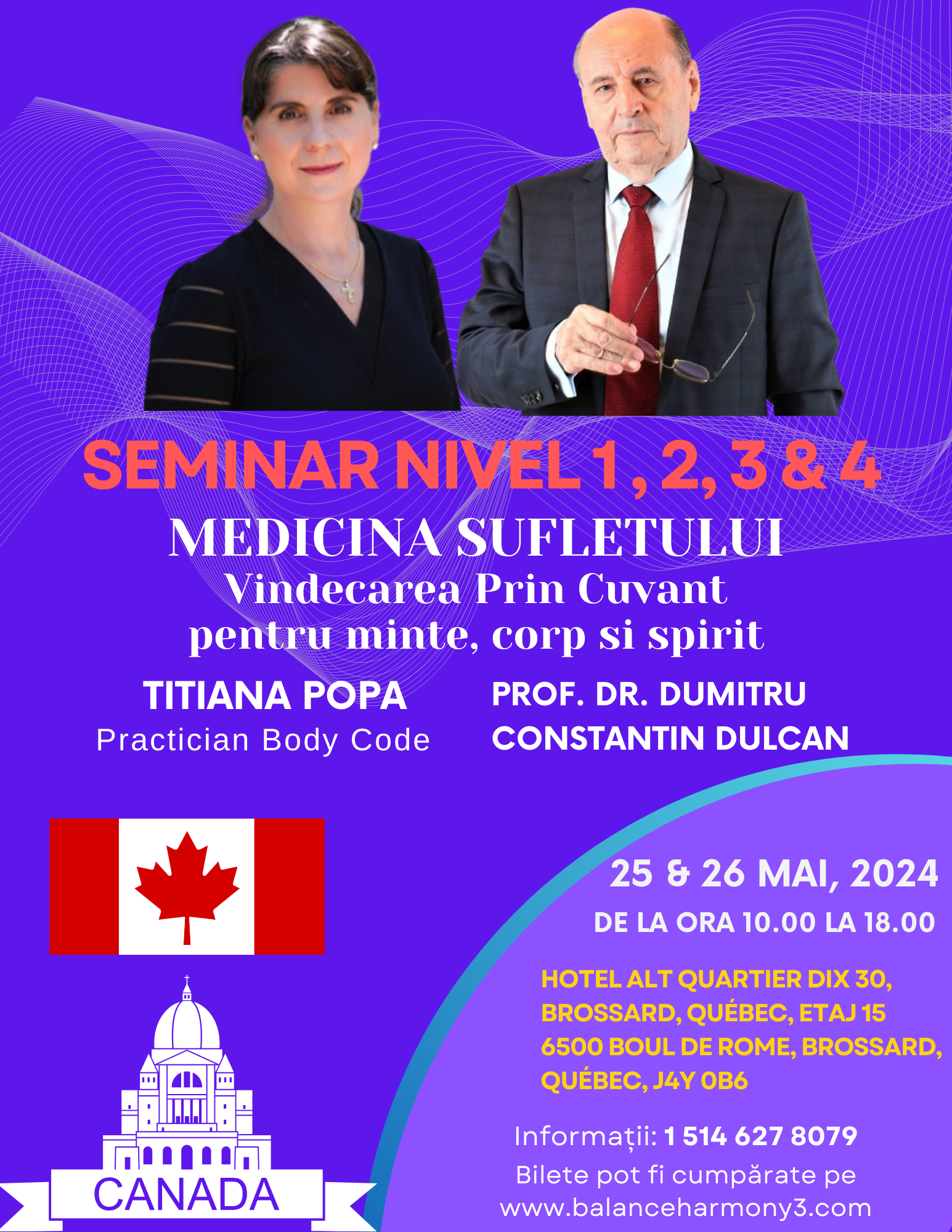 Seminar Nivel 1, 2, 3 & 4 Medicina Sufletului Vindecarea Prin Cuvant ...