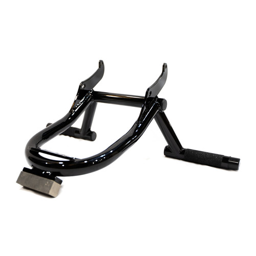 Round Bar with Bend - Titanium & Step Plate | standupindustry