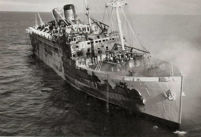 Royal Marines Search for Survivors of the Lakonia Disaster 1963