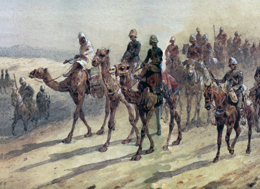 Royal Marines Camel Corps - Battle of Abu Klea