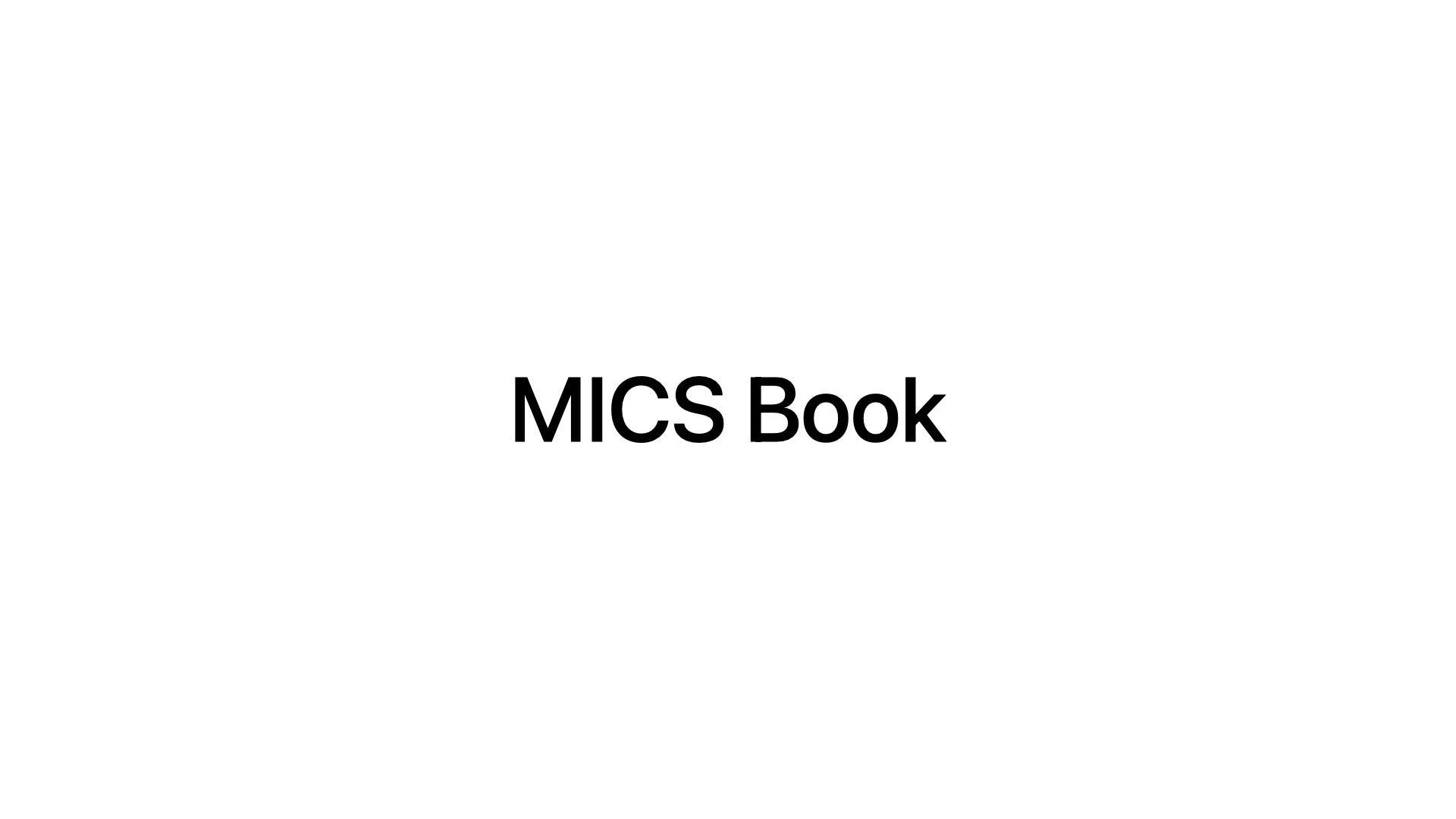 MICS Book｜【MICS】映像表現部