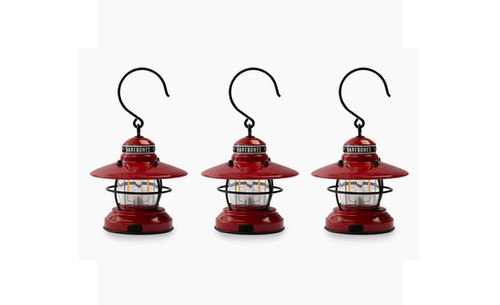 Barebones Mini Edison Lantern 3 Pack Red | CAMP STUDIO STORE