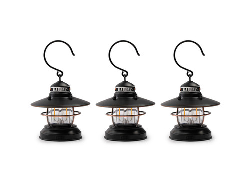 Barebones Mini Edison Lantern 3 Pack Antique Bronze | CAMP STUDIO STORE