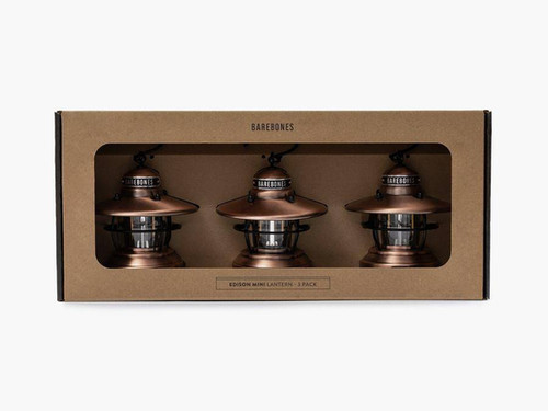Barebones Mini Edison 3 Pack Copper | CAMP STUDIO STORE