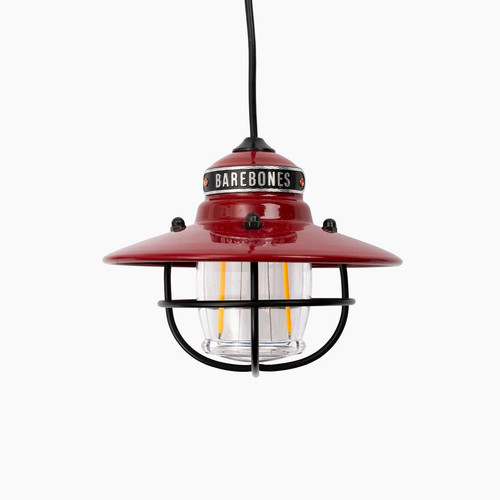Barebones Edison Pendant Light Red | CAMP STUDIO STORE