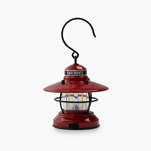 Barebones Mini Edison Lantern Red | CAMP STUDIO STORE