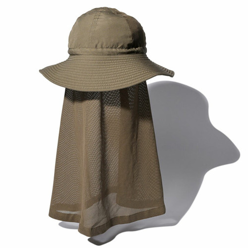 SNOW PEAK AC24 INSECT SHIELD HAT 2 KHAKI | CAMP STUDIO STORE