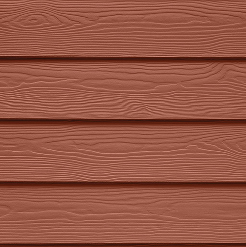 C72 Brick Red Cedral Lap board 3.6M Woodgrain | Conibears