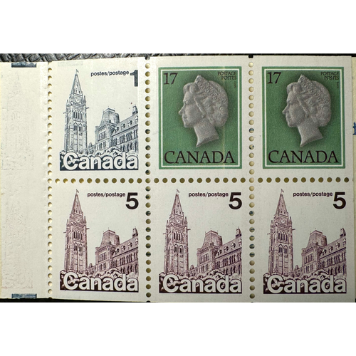 UCS#BK80a "purple flag" - Douglas Fir booklet | Skf Stamps