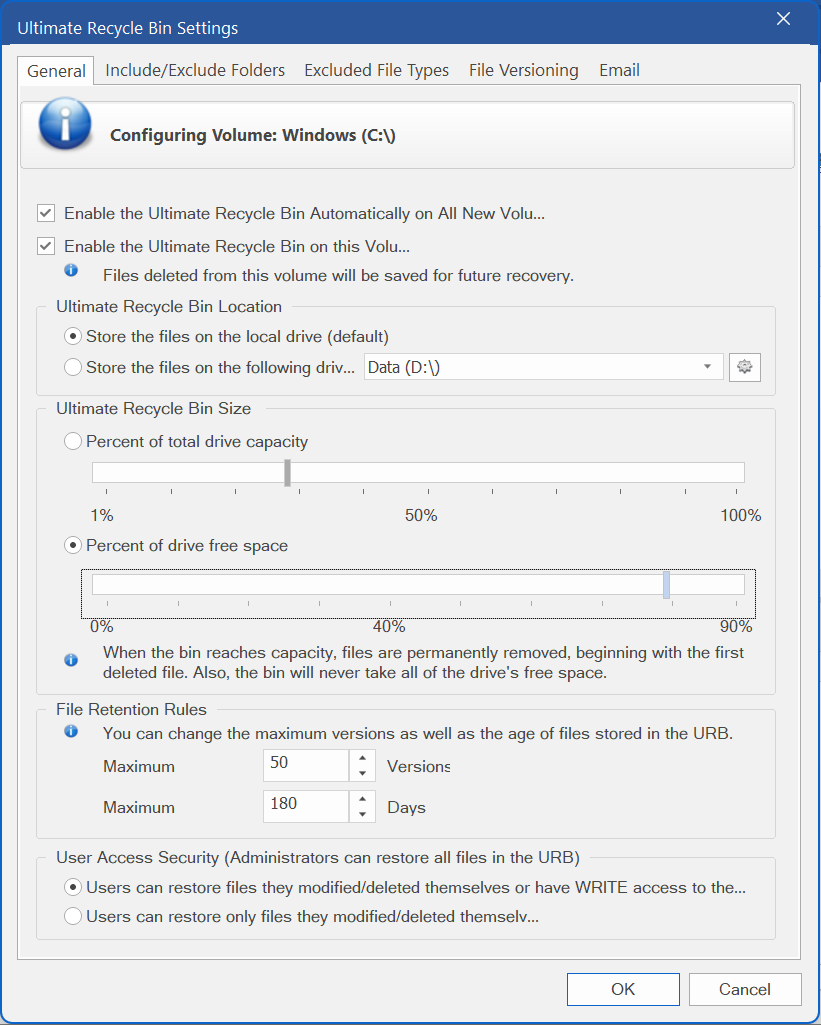 Undelete Files with Ultimate Recycle Bin | Blue Shoe Software