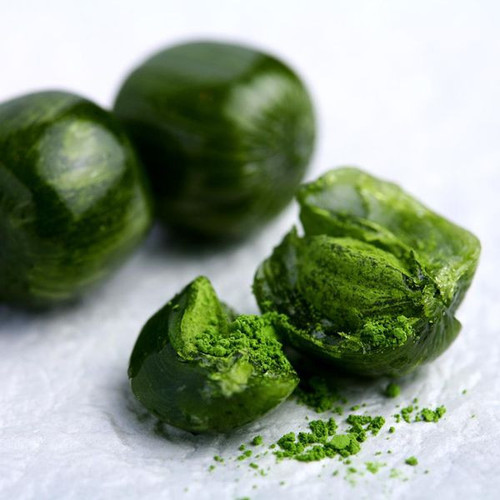 Japanese Matcha Powder Core Hard Candy - Rich | Craftedleaf Tea