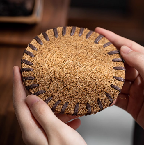Natural Shredded Coconut Coaster | Craftedleaf Tea