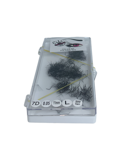 Cils préfait LD0.05 (500 fans) promade fan | Cils Import