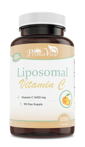 PrimaVita Liposomal Vitamin C, 1400mg, 90Day Supply | My Prima Vita