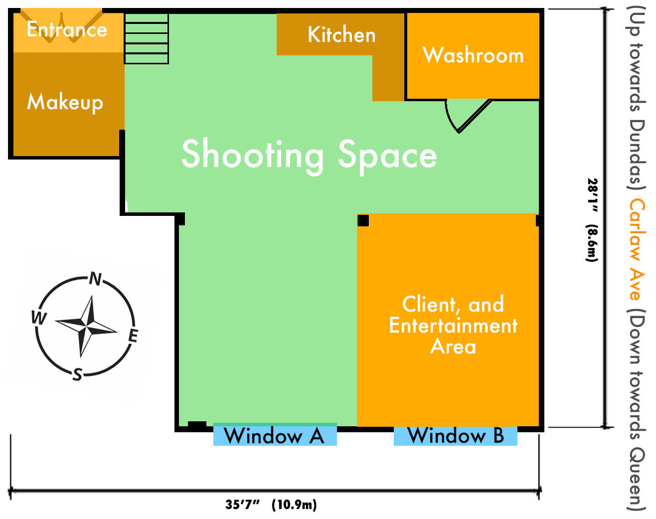 THAT Toronto Studio Photography Rental Space | Leslieville's Best!