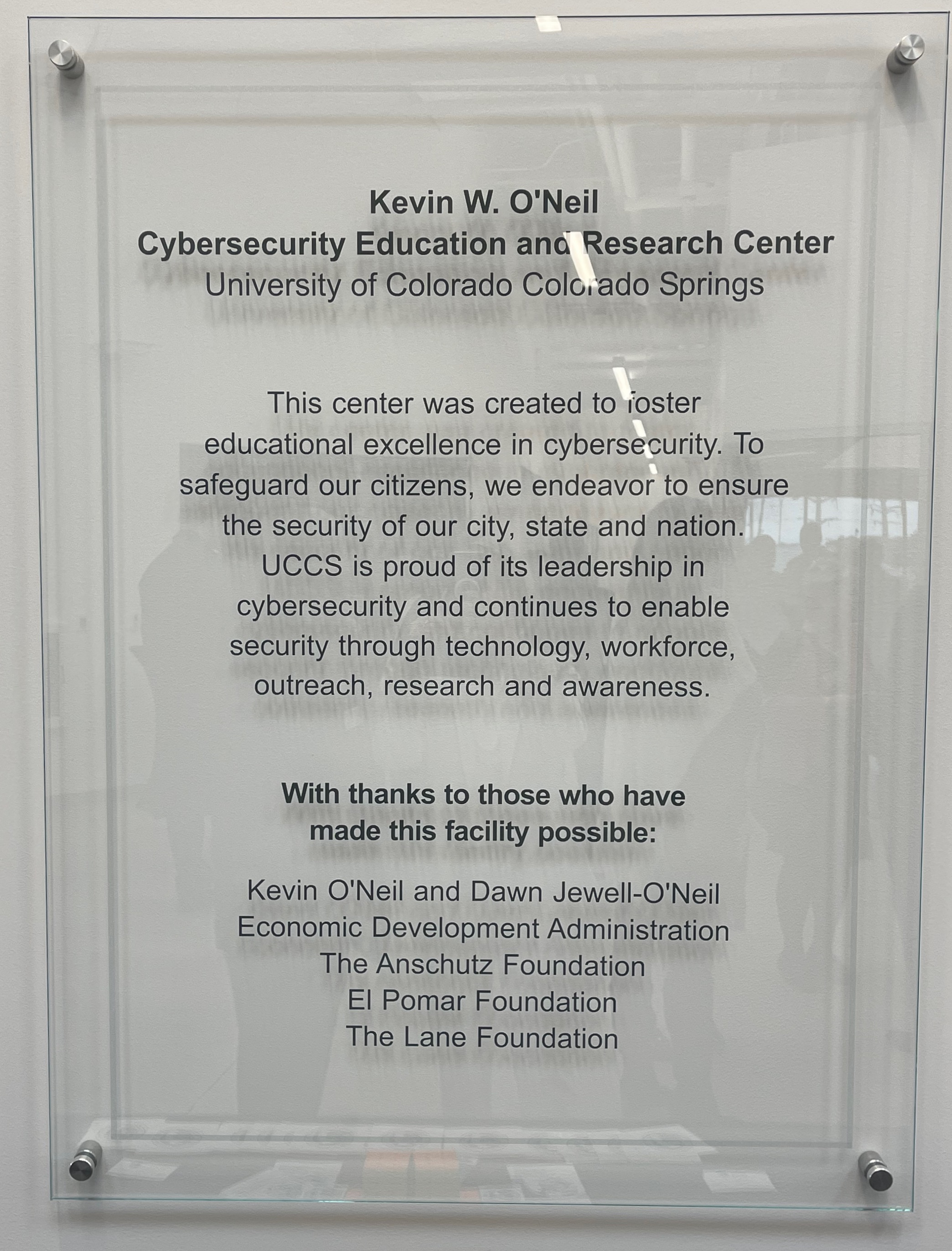 Davidson Dedicates Colorado Cyber Lab at Expanded UCCS Research Center