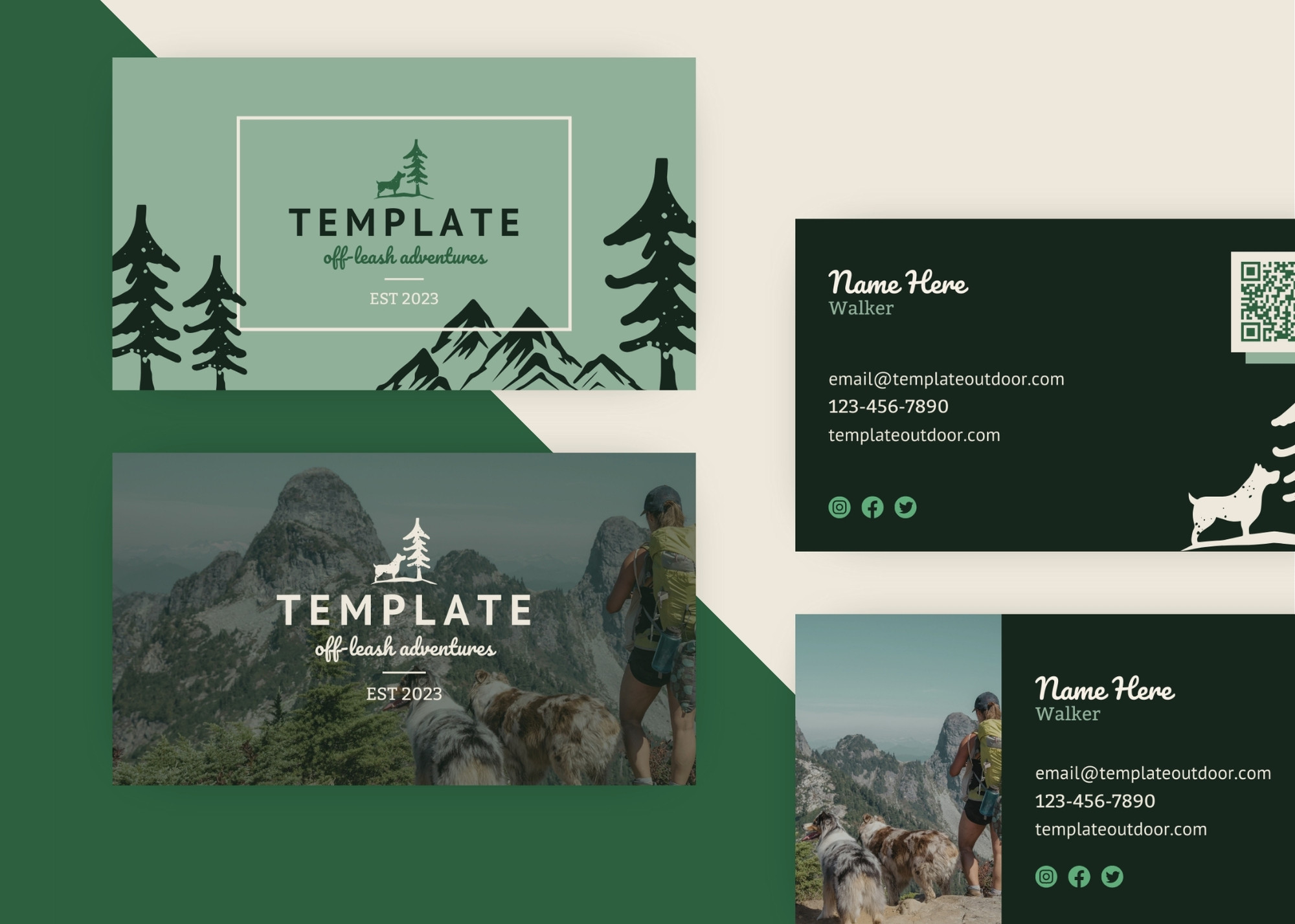 Adventure Business Card Templates | marketingunleashed