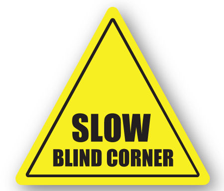 DuraStripe - Warning Signs / Slow Blind Corner | wsl-warehouse-system