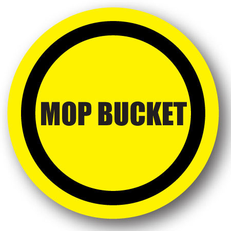 DuraStripe - Circular Safety Signs / Mop Bucket | wsl-warehouse-system