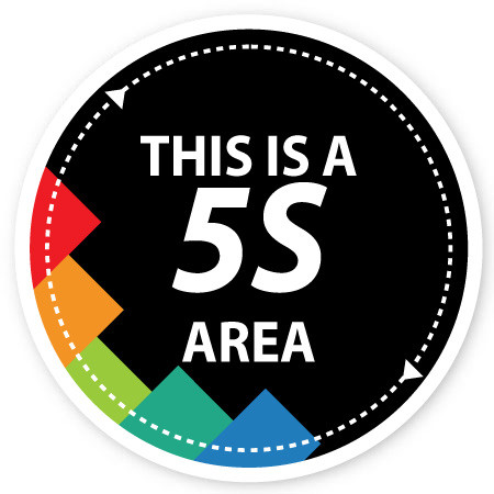 DuraStripe - Circular Safety Signs / 5S Area | wsl-warehouse-system