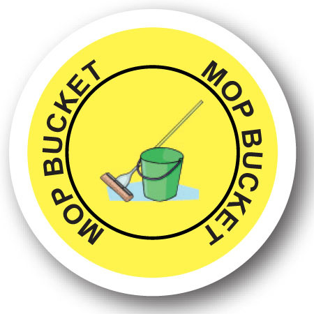 DuraStripe - Circular Safety Signs / Mop Bucket | wsl-warehouse-system