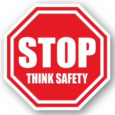 DuraStripe - Stop Signs / Stop Think Safety | wsl-warehouse-system