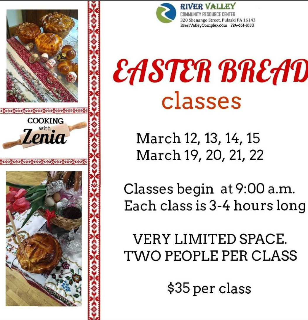 Easter Bread making class | RIVER VALLEY COMPLEX