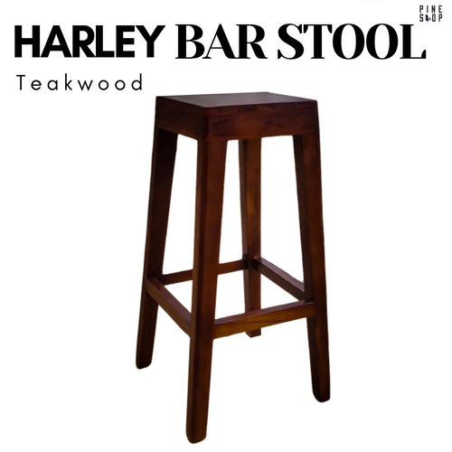 Harley Teakwood Bar Stool | Pine Shop