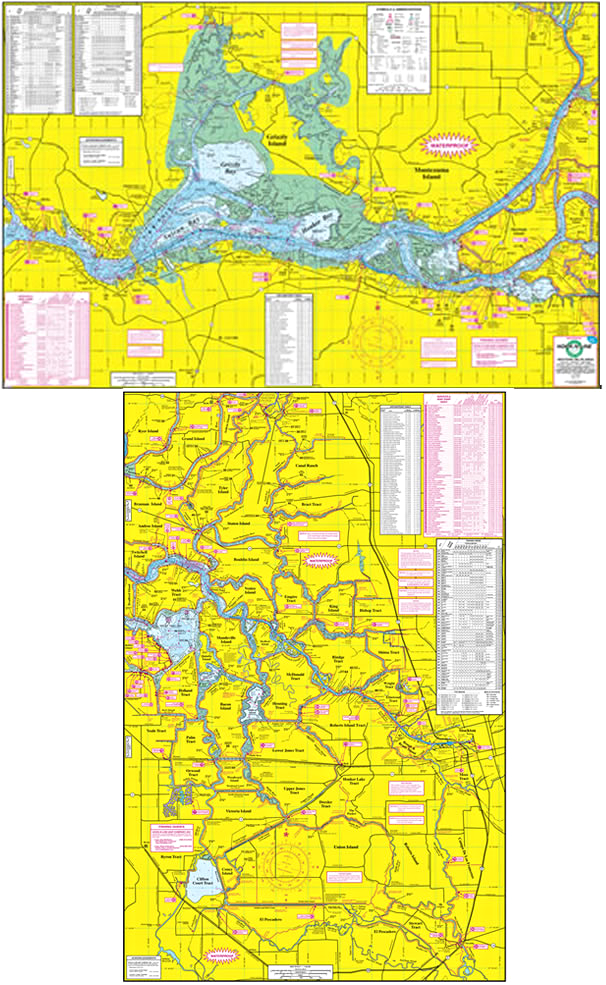 Hook-n-line-delta-fishing-map | United States | California Delta Maps