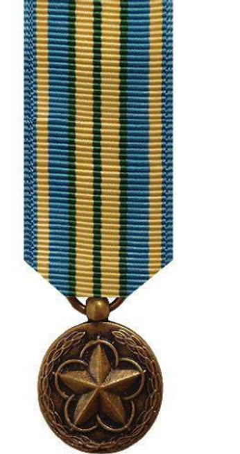 Mounted Medals | Outstanding Volunteer Service | Miniature Medals