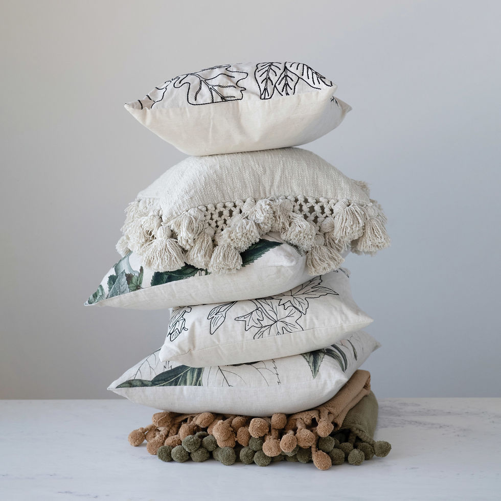 Pillows + Throws | The Bohemian Spokane