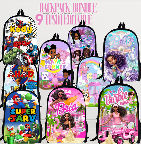 BackPack Bundle Template | PSD | Ppg Academy