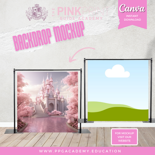 Canva Backdrop Mockup | Ppg Academy