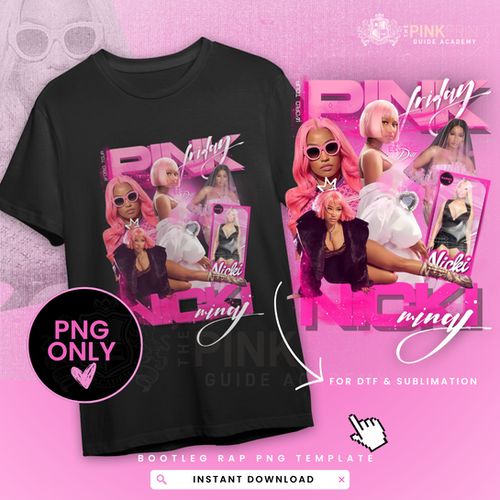 Bootleg Rap (Nicki) PNG Template | Ppg Academy