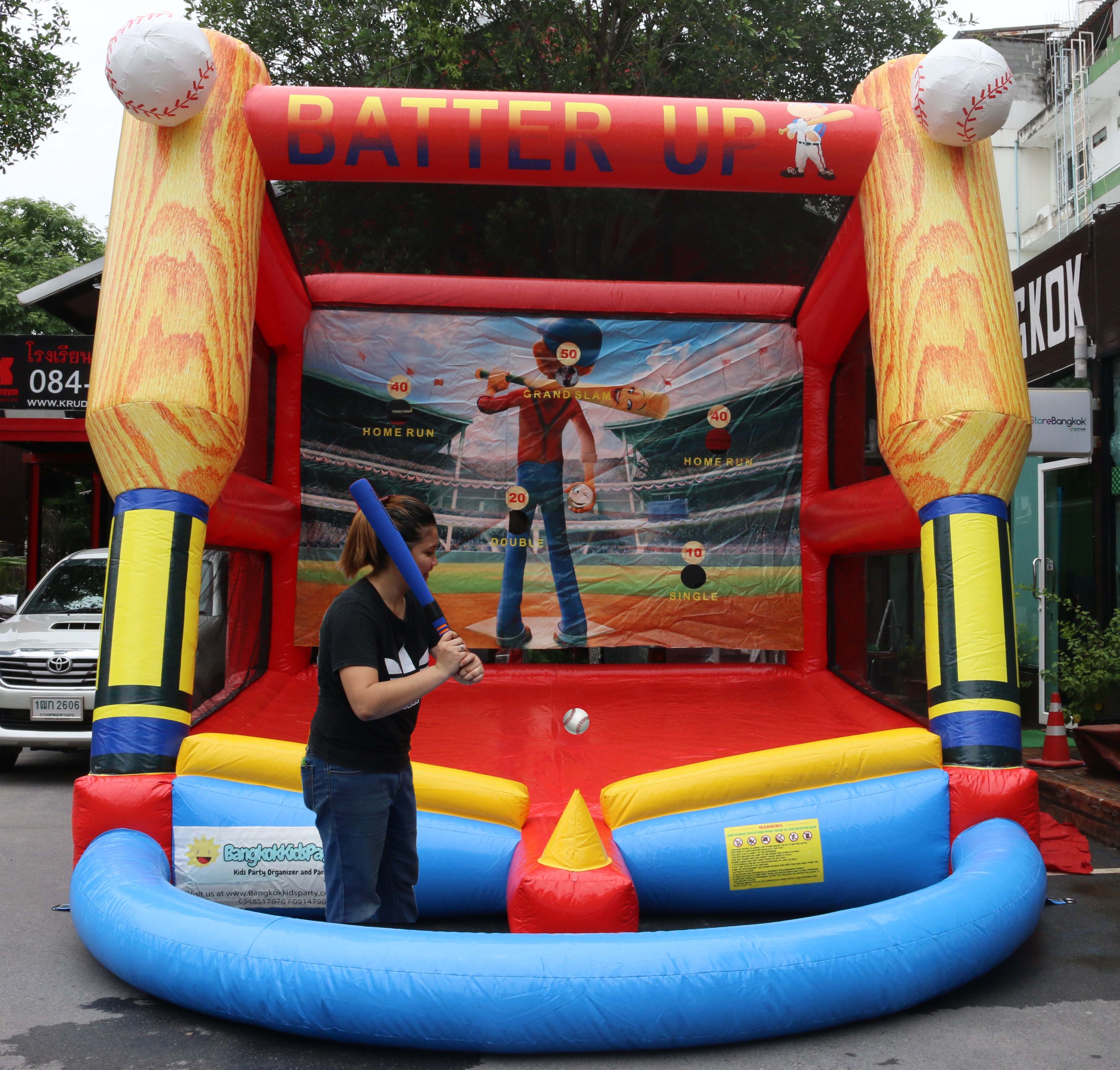 Inflatable Batter Up Baseball Challenge | BangkokKidsParty.Com
