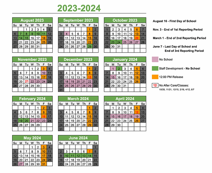 Calendar | FernLeaf Community Charter School | Fletcher