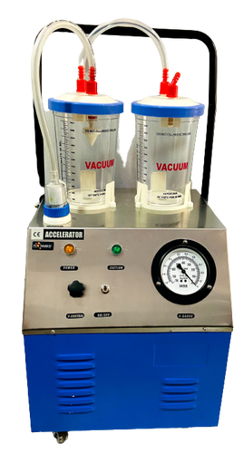 Double Bottle Suction Machine SP Indian ((1/2 HP)Aluminum Motor) | HONMED
