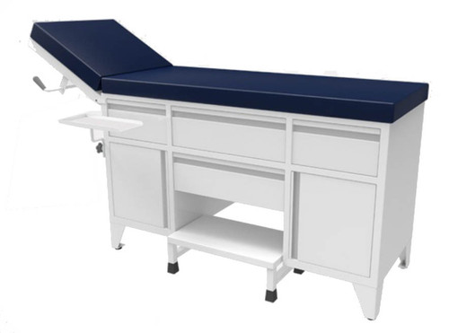 Three Drawer Examination Couch With Head-Up Facility | HONMED