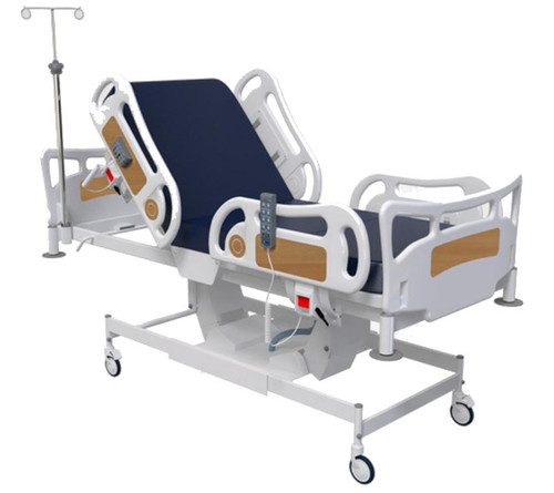 Five Function Electric ICU Bed With ABS Panel And ABS Railing | HONMED