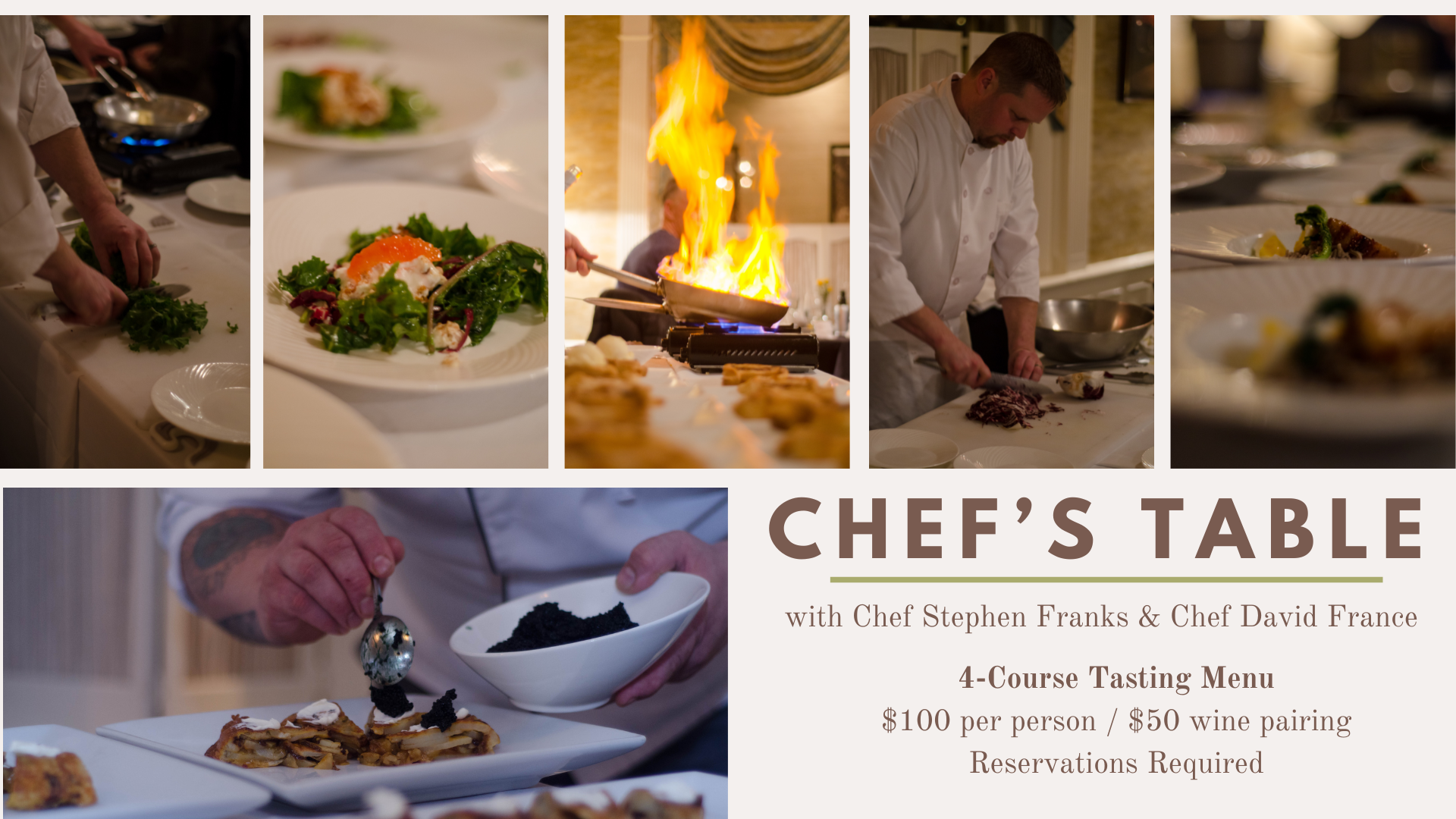 Fire & Ice Chef's Table with Stephen Franks & David France
