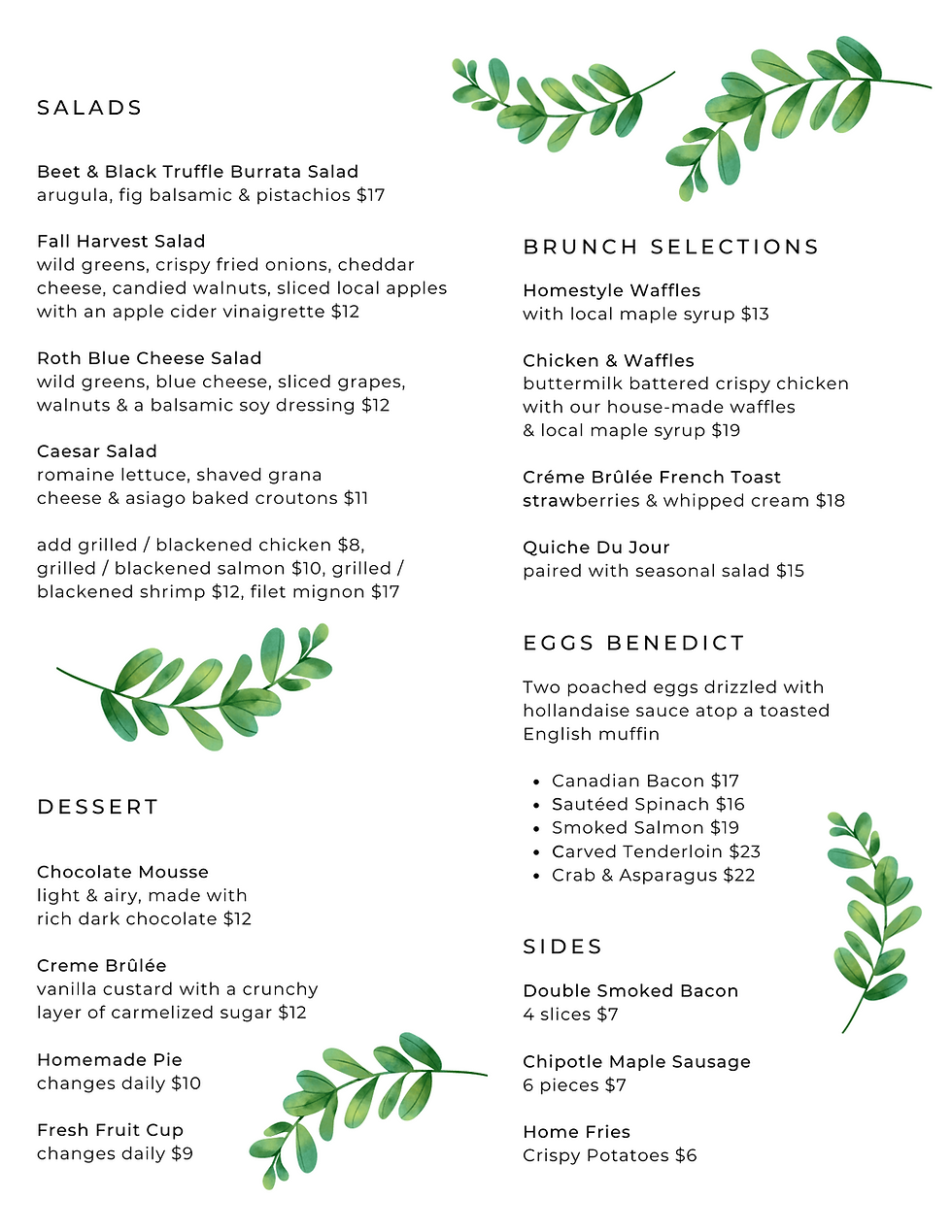 The Brewster Inn I Brunch