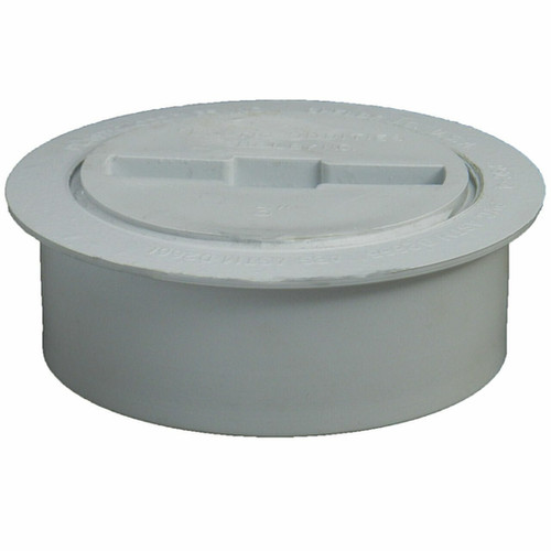 4" Snap-In Flush-Fut Cleanout with Plug/Plastic Oddities