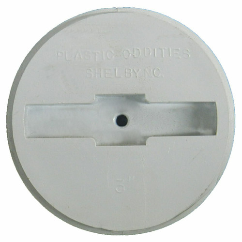 4" Plastic Recessed Head Cleanout Plug/Plastic Oddities