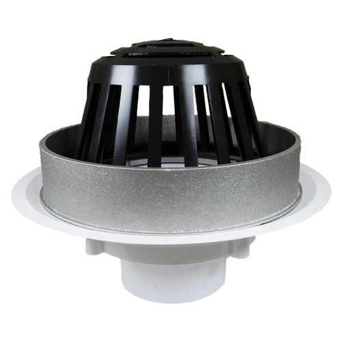 3" Overflow Roof Drain with Plastic Dome/Plastic Oddities