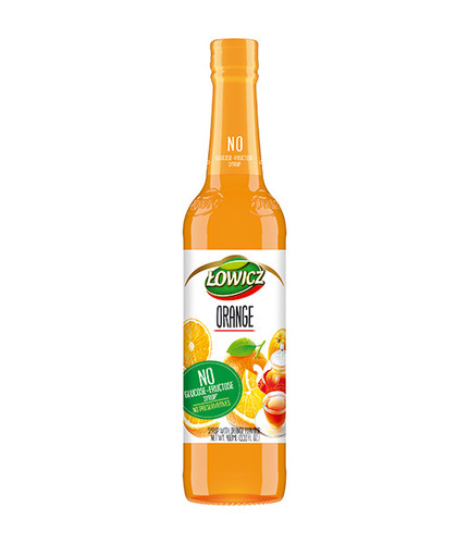 Refreshing and Versatile Lowicz Orange Syrup 400ml | Foodsklep.com