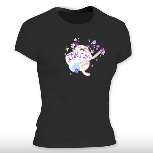 Playera Estampada Gato | Tienda Iknium